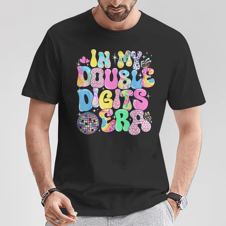 In My Double Digits Era Retro 10 Year Old 10Th Birthday Girl T-Shirt ...