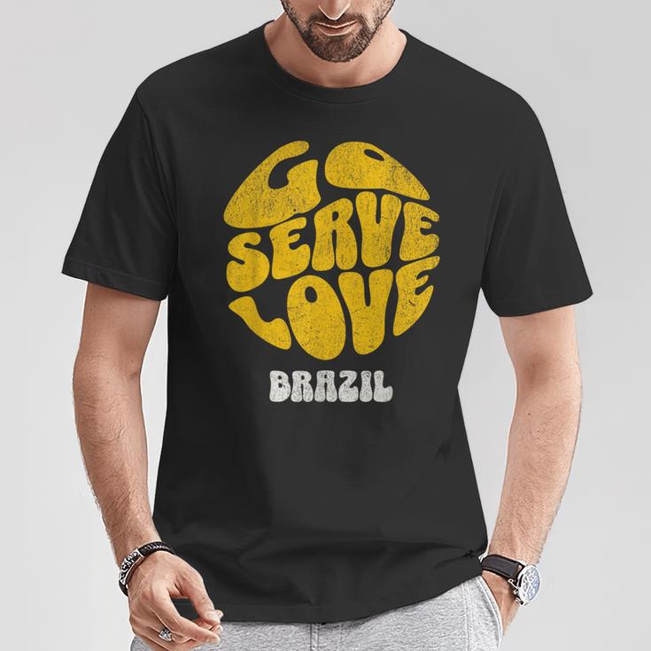 Go Serve Love Brazil Mission Trip Team Service Project T-Shirt | Mazezy