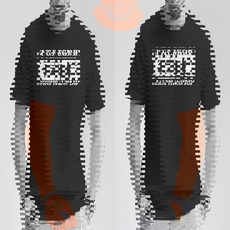 Keith Personal Name Keith T-Shirt | Mazezy