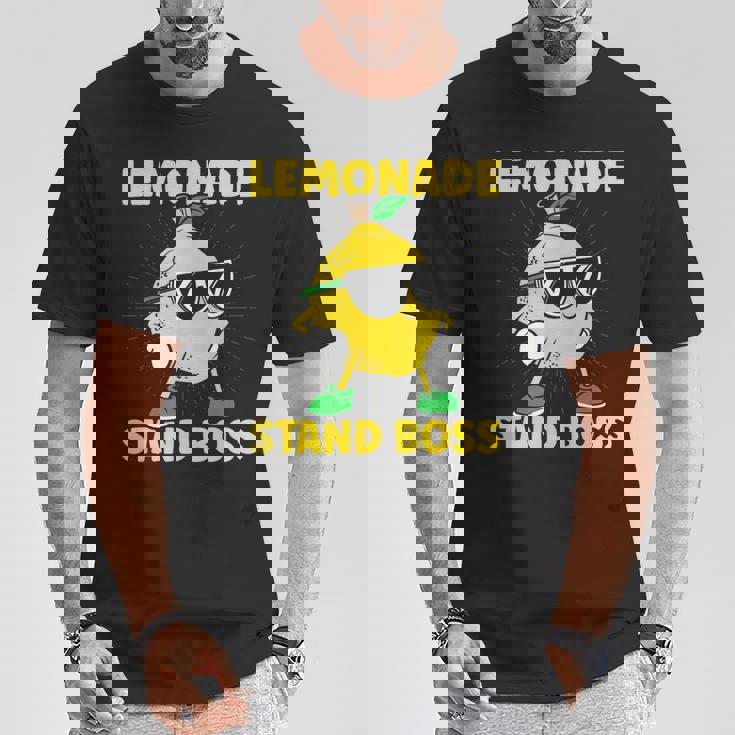 Lemonade Stand Boss Lemon Juice Lemonade Stand T-Shirt | Mazezy