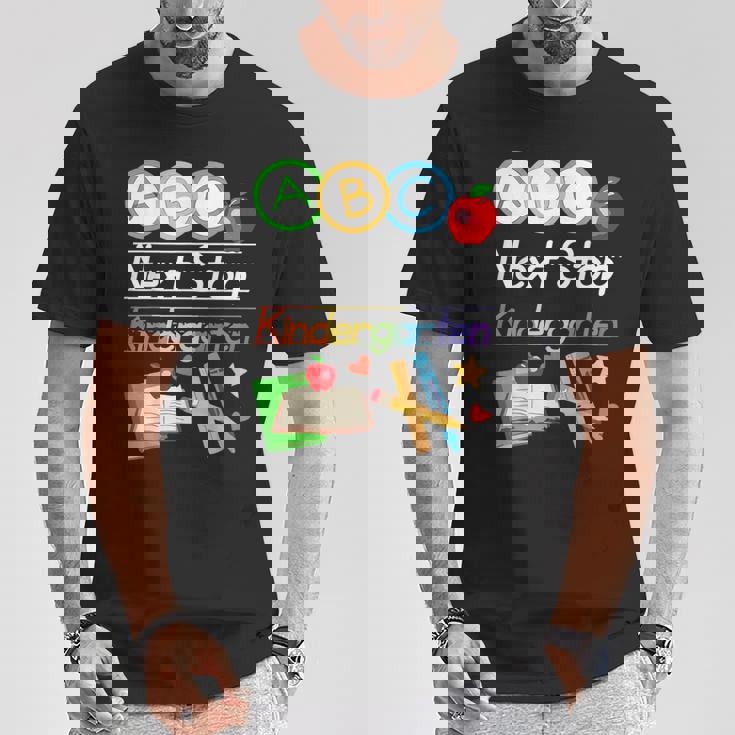 Next Stop Kindergarten Preschool Graduation 2024 Boy Girl T-Shirt | Mazezy