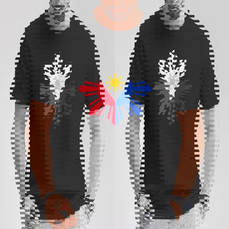Philippine Flag Pinoy Flag Filipino Pinoy Sun T-Shirt - Thegiftio