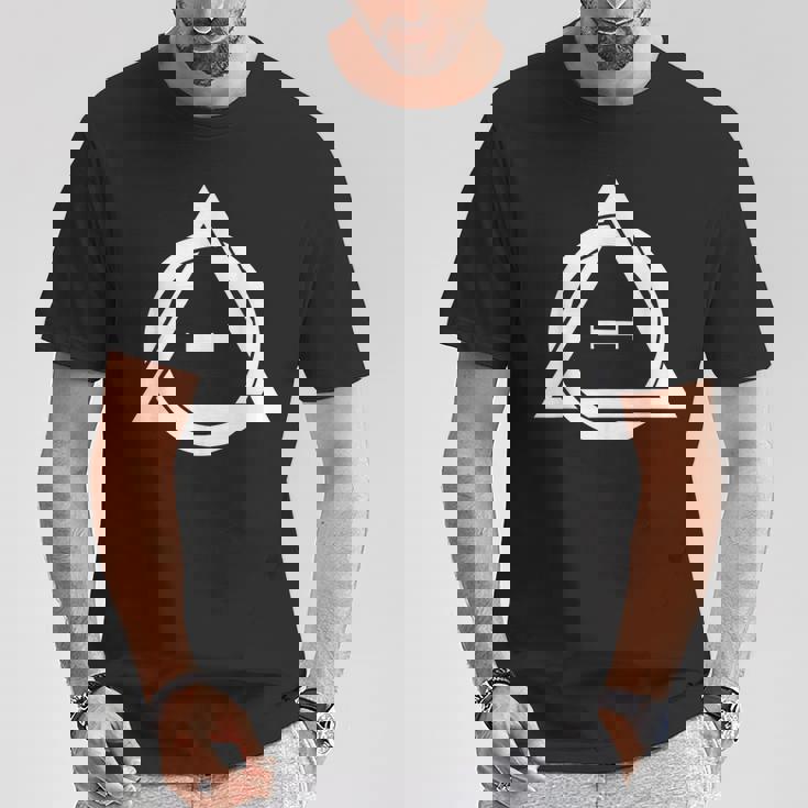 Therian Symbol Quadrobics Sport Sign White T-Shirt - Monsterry