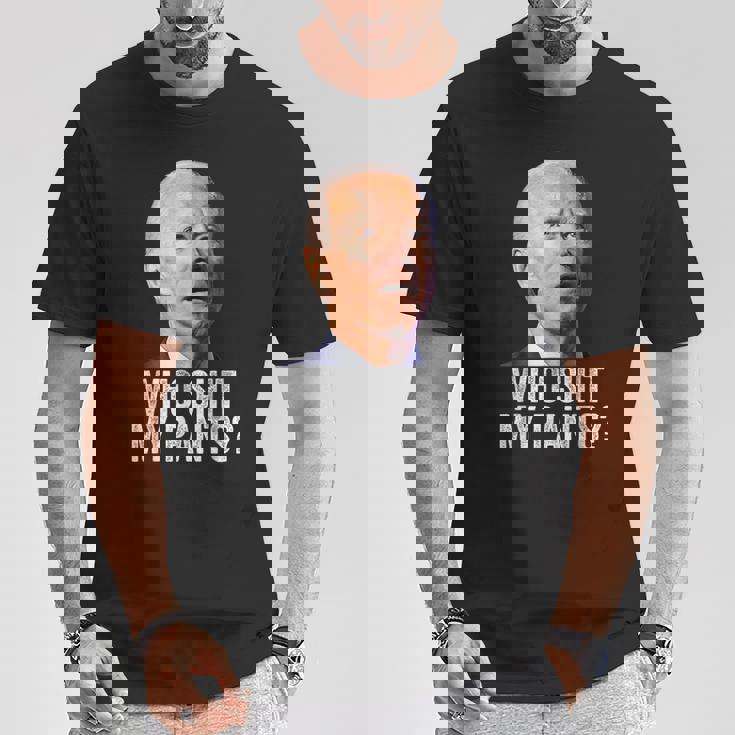 Who Shit My Pants Anti Joe Biden T-Shirt | Mazezy Who Shit My Pants Anti Joe Biden T-Shirt | Mazezy