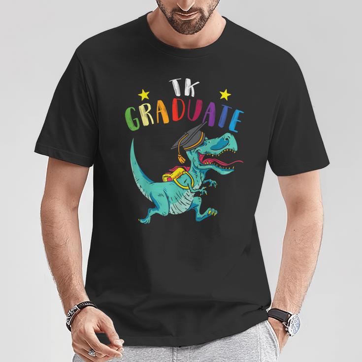 T-Rex Dinosaur Tk Graduate Tk Graduation Transitional Kinder T-Shirt ...