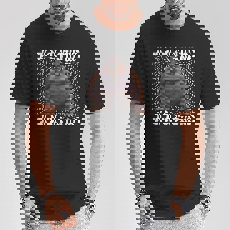 Uh Oh Stinky Poop Meme Monkey Orangutan Le Monke Meme T-Shirt - Seseable