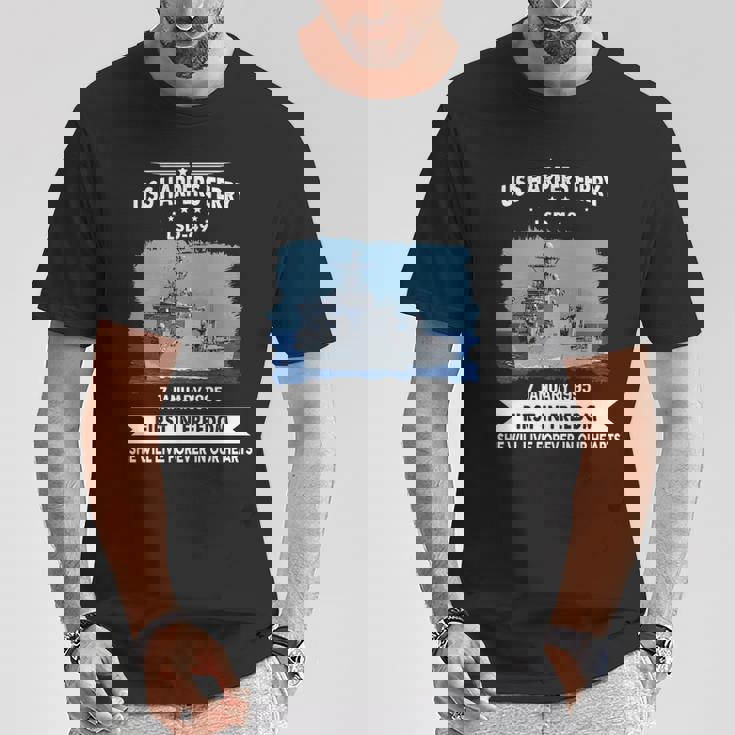 Uss Harpers Ferry Lsd T-Shirt | Mazezy