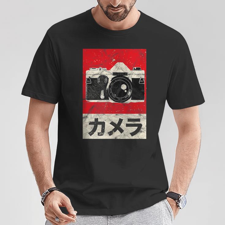Vintage Japanese Analog Slr Camera Retro Photographer Film T-Shirt ...