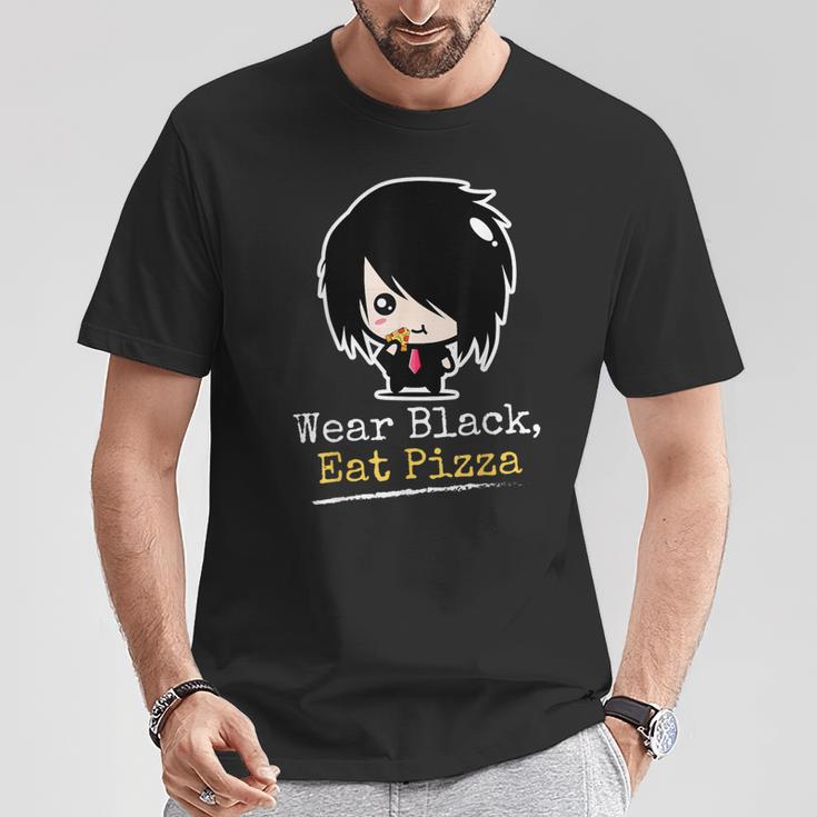 Wear Eat Pizza Ropa Emo Para Niños Emo Camiseta unisex - Regaloses