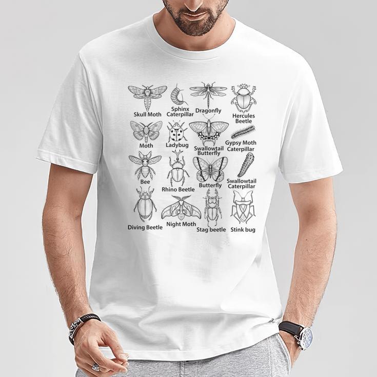 Colección De Dibujos De Insectos Lindos Para Niños Y Niñas Camiseta ...