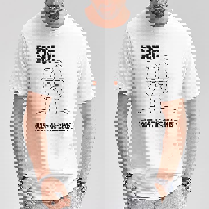 What The Sigma Ironic Meme Brainrot Quote T-Shirt - Monsterry