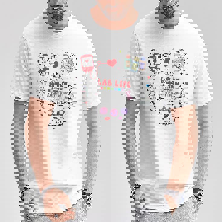 Lab Life Retro Lab Week 2024 Medical Lab Tech Team T-Shirt - Seseable
