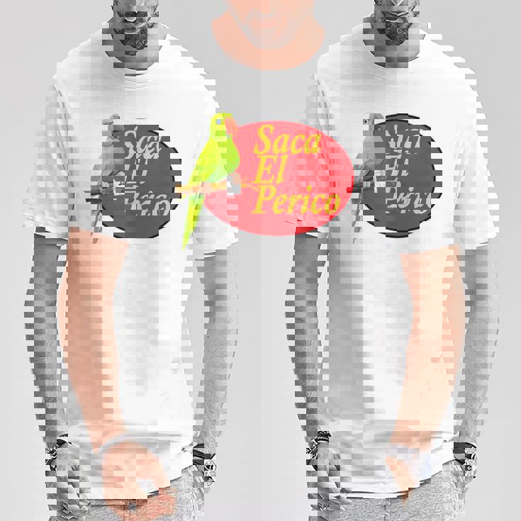 Saca El Perico Red T-Shirt | Mazezy