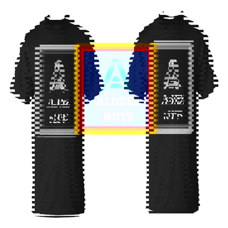 Aldeez Nuts Meme Deez Nuts Corner Logo T-Shirt - Monsterry