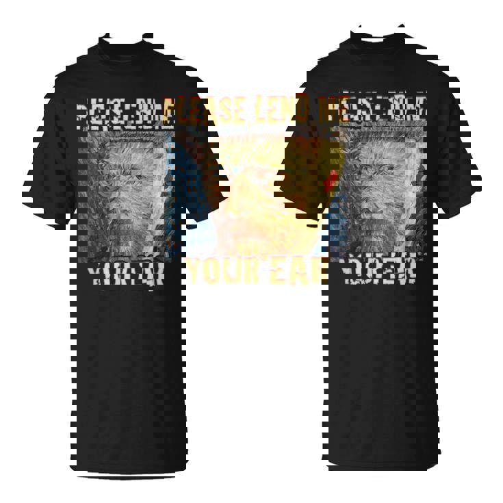 Artsy Van Gogh Meme For For Artists Men T-Shirt - Monsterry