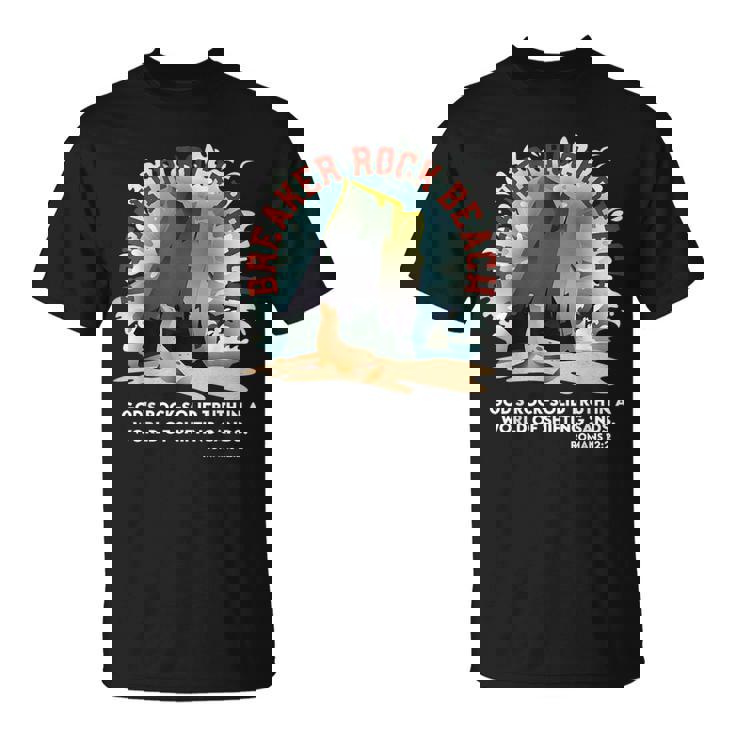 Breaker Rock Beach Gods Rock Solid Truth In A World Vbs 2024 T-Shirt ...
