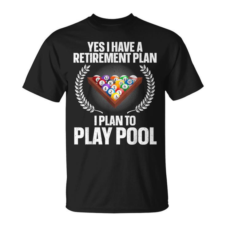 Cool Pool For Billiards Lover Pool Player T-Shirt | Mazezy