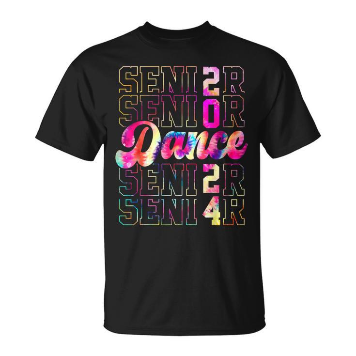 Cute Dance Senior 2024 Class Of 2024 Senior Dancer Tie Dye T-Shirt | Mazezy