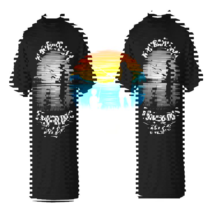 Father And Son Fishing Buddies For Life T-Shirt | Mazezy