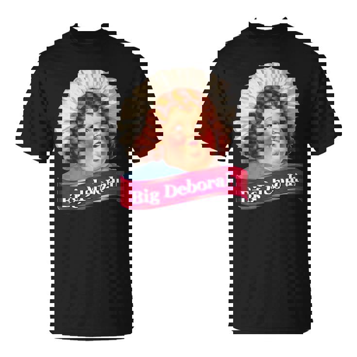Big Deborah Features The Not-So-Little Deborah Men's T-shirt Back Print ...
