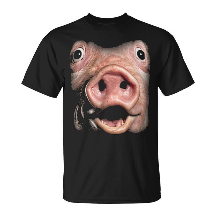 Pig Face Meme Big Troll Hog Piggy Face T-Shirt | Mazezy