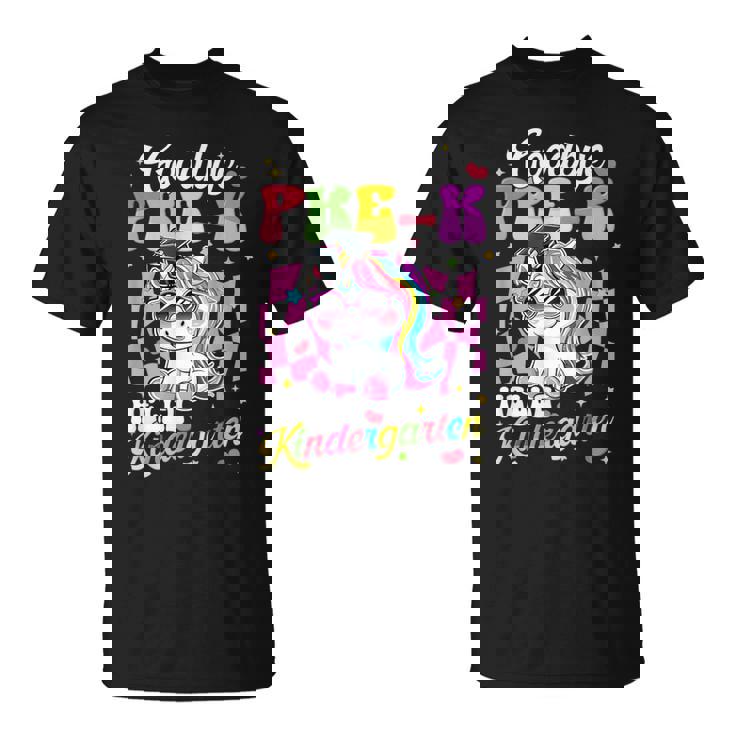 Girls Pre-K Graduation Cute Unicorn Preschool Graduate 2024 T-Shirt ...