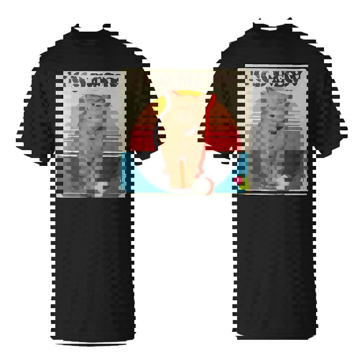 I Go Meow Singing Cat Meme T-Shirt | Mazezy