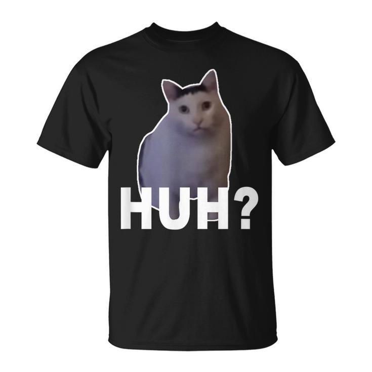 Huh Cat Meme T-Shirt - Seseable