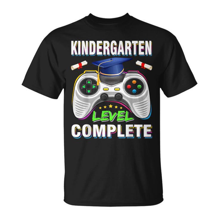 Kindergarten Level Complete Graduation Class 2024 Boys Gamer T-Shirt ...