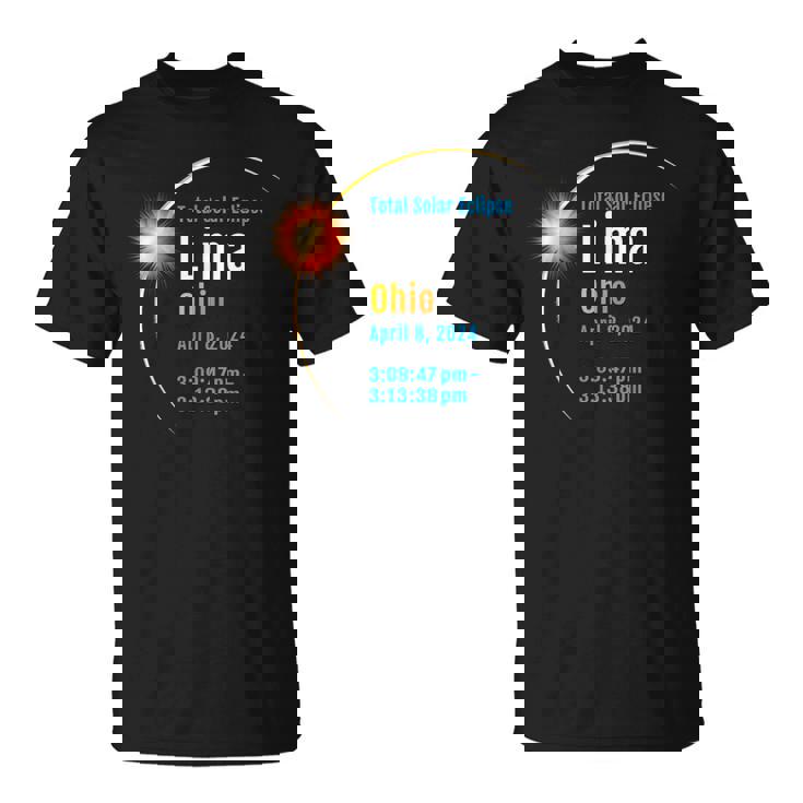 Lima Ohio Oh Total Solar Eclipse 2024 1 T-Shirt | Mazezy