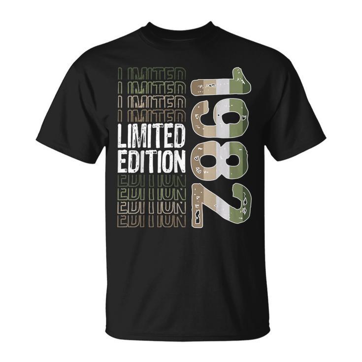 Limited Edition Vintage 1982 Retro Birthday T-Shirt | Mazezy