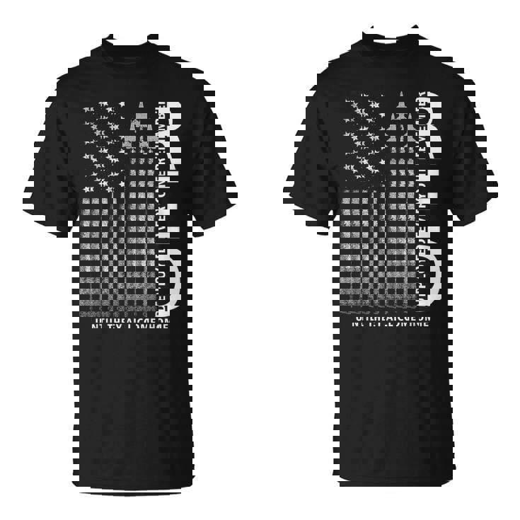 Red Friday Remember Everyone Deployed Military American Flag T-Shirt ...