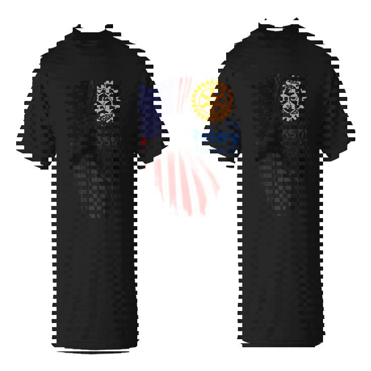 The Rotary Foundation American Flag T-Shirt - Thegiftio