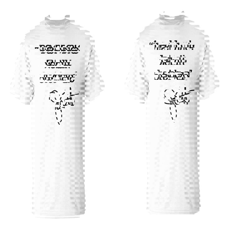 Bleach Blonde Bad Built Butch Body Jasmine Crockett T-Shirt - Seseable