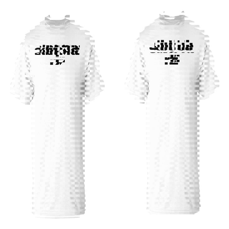 Skibiti Toilet Rizz Viral Influencer Brain Rot Slang Men's T-shirt Back ...