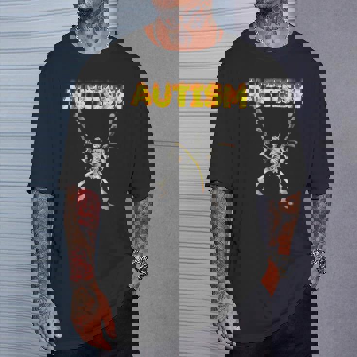 Autism Skeleton Oddly Specific Dank Meme T-Shirt | Mazezy