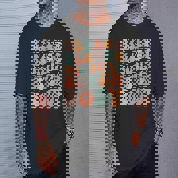 Bleach Blonde Bad Built Butch Body T-Shirt | Mazezy AU