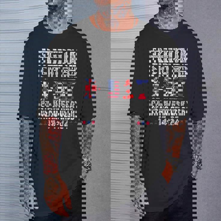 D-Day 80Th Anniversary Omaha Beach 1944 Normandy T-Shirt | Mazezy