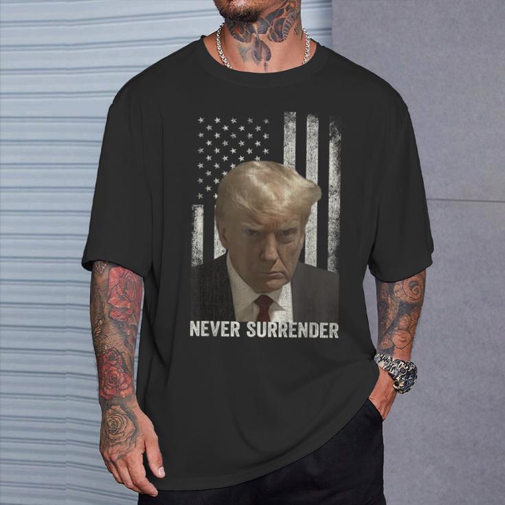 Donald Trump Hot Never Surrender T-Shirt | Mazezy