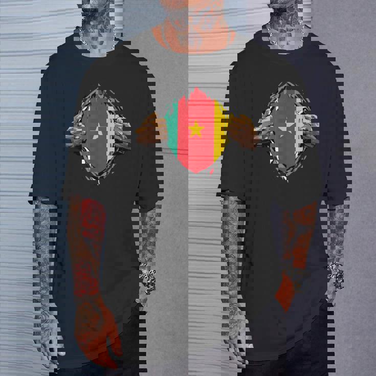 Drapeau Du Patrimoine Camerounais Avec Racines Fières Du Cameroun T ...