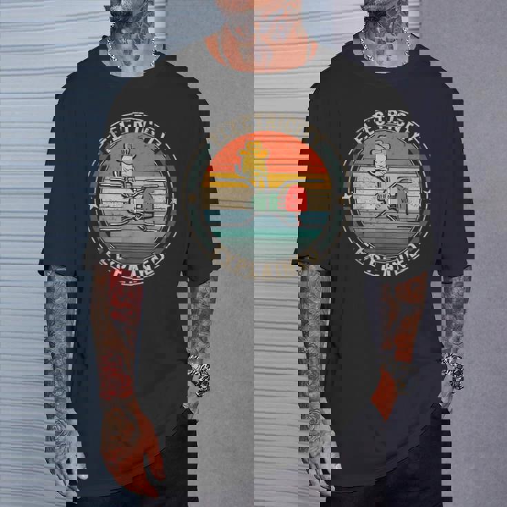 Electricity Explained Cute Ohm Volt Amp Electrical Engineer T-Shirt ...