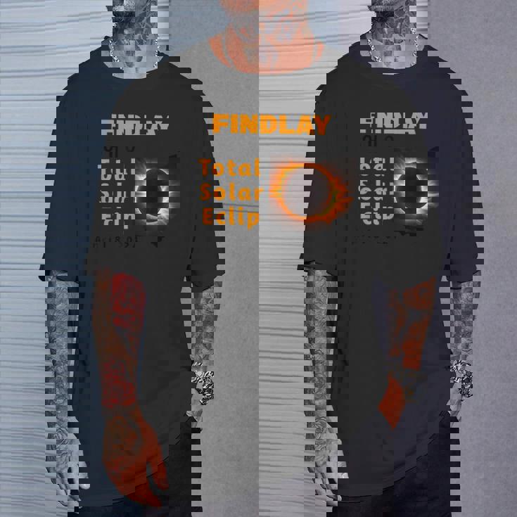 Findlay Ohio 2024 Total Solar Eclipse T-Shirt | Mazezy