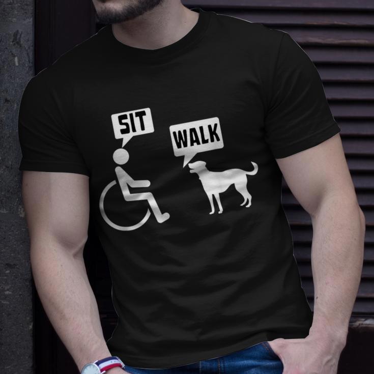 Wheelchair Humor Joke For A Disability In A Wheelchair T-Shirt - Seseable