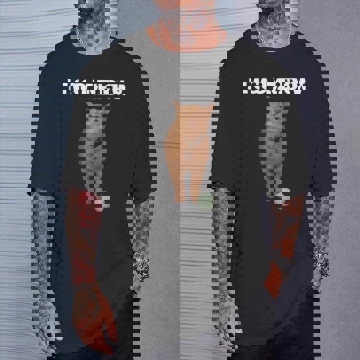 I Go Meow Cat Meme T-Shirt | Mazezy