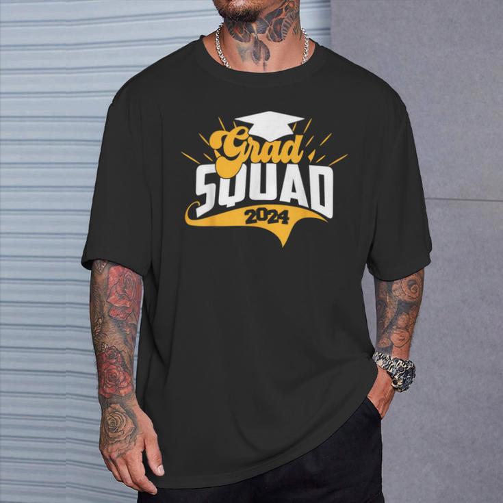 Grad Squad Class 2024 Graduate College Proud Senior Matching T-Shirt ...