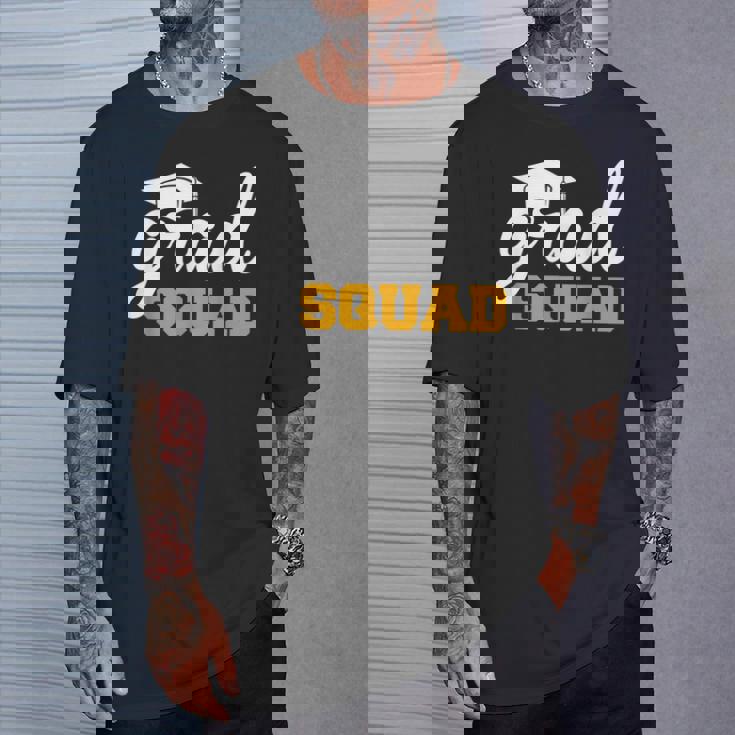 Grad Squad Senior Class Of 2024 Graduation Family Crew T-Shirt | Mazezy