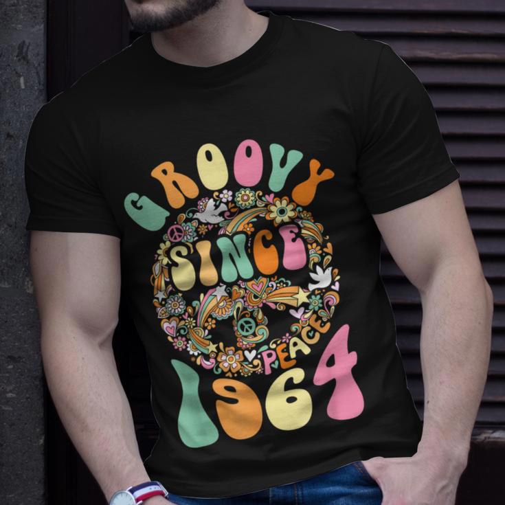 Groovy Since 1964 Peace For Vintage Birthday Party 60S 70S T-Shirt | Mazezy