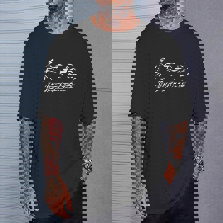 Hayabusa Motorcycle Classic Outline Design T-Shirt - Thegiftio