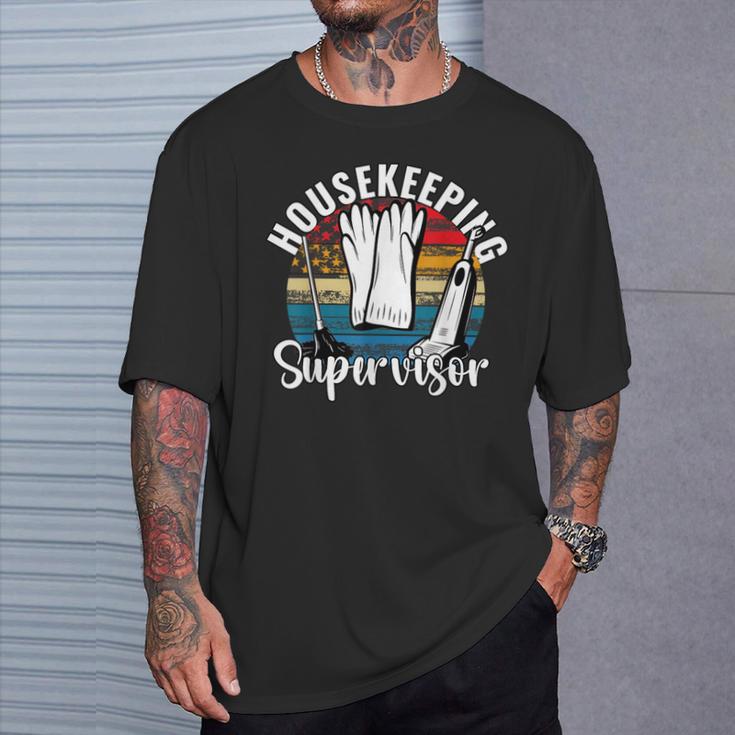 Housekeeping Supervisor House Housekeeping Uniform T-Shirt - Monsterry