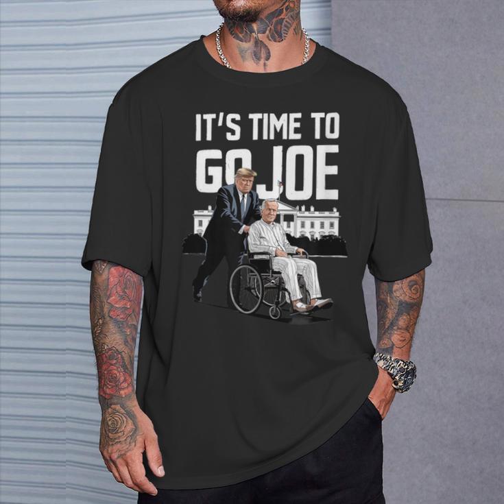 It's Time To Go Joe I Donald Trump I Republican Trump 2024 T-Shirt | Mazezy